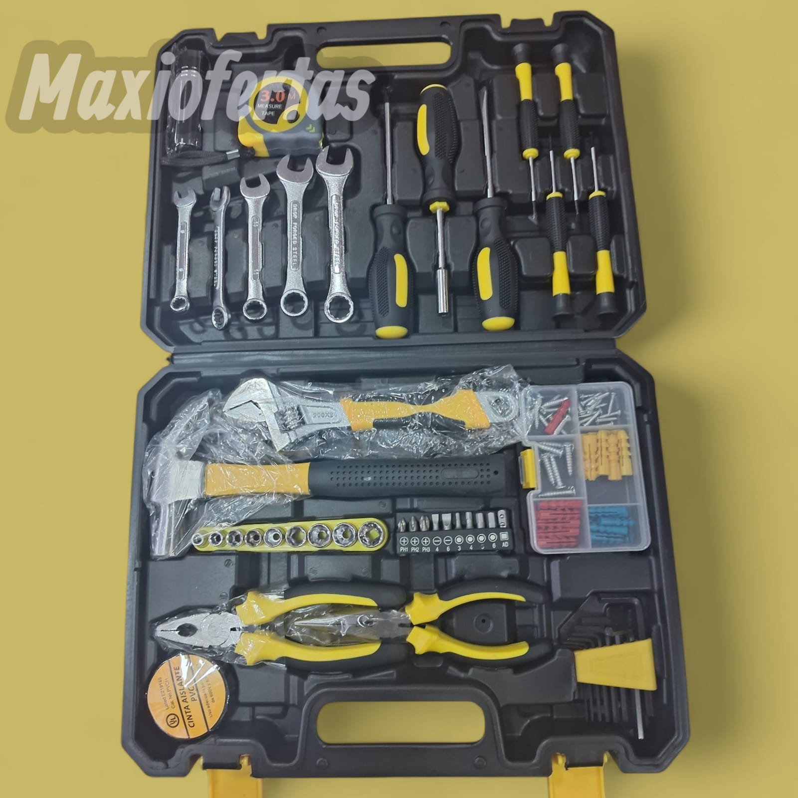 SET DE HERRAMIENTAS MANUALES 88 PIEZAS | Comprar Online en Maxiofertas